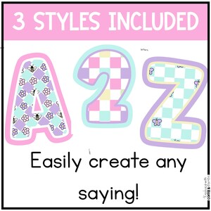 Spring Bulletin Board Letters | Printable Bulletin Board Letters ...