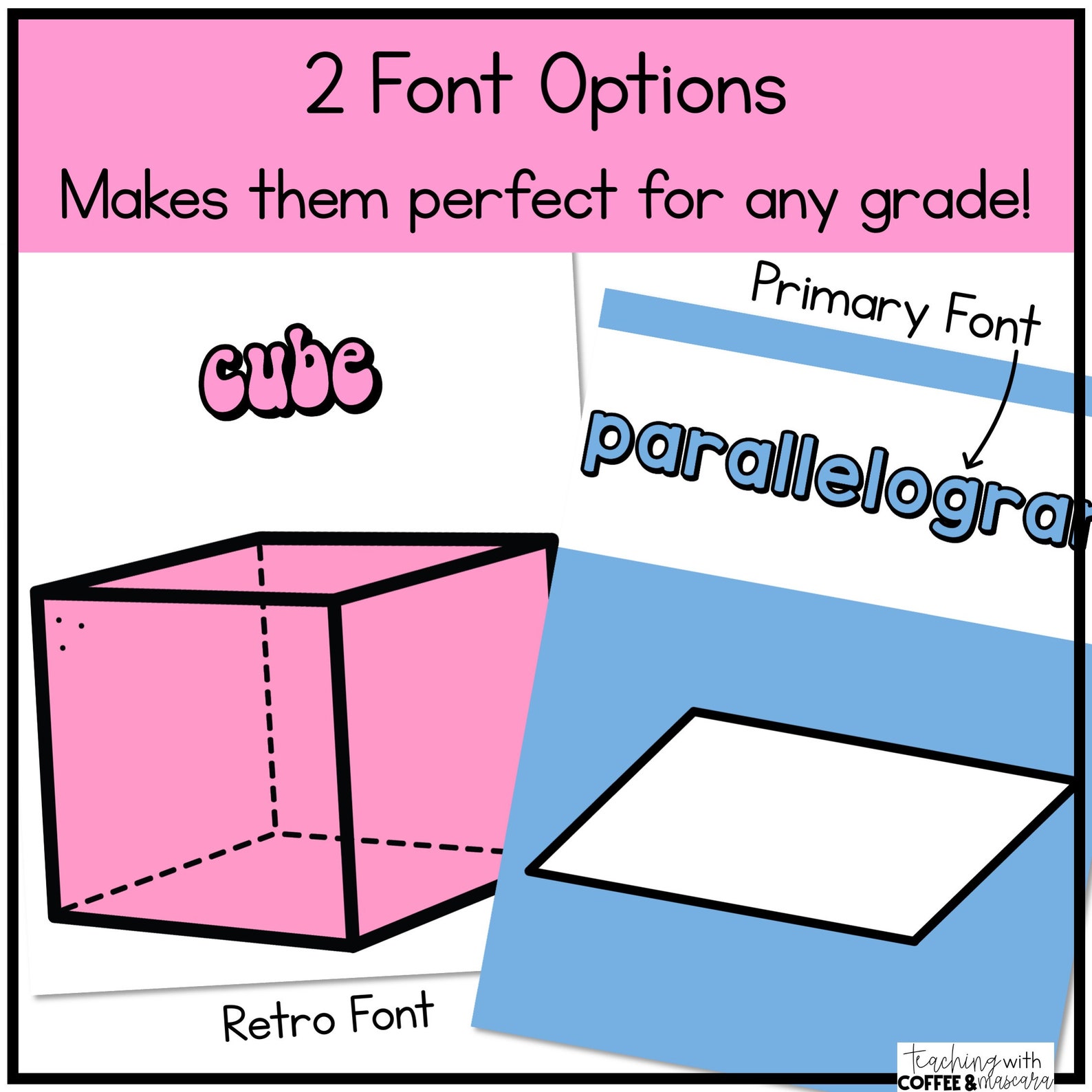 2d and 3d Shape Posters Retro Bright Rainbow Groovy Retro - Etsy