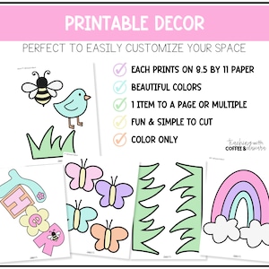 Spring Bulletin Board Ideas | Retro Spring Bulletin Board | Pastel ...
