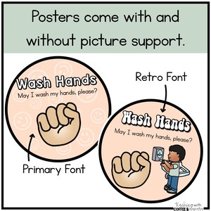 Hand Signal Posters Boho Classroom Decor Classroom Printable Posters ...
