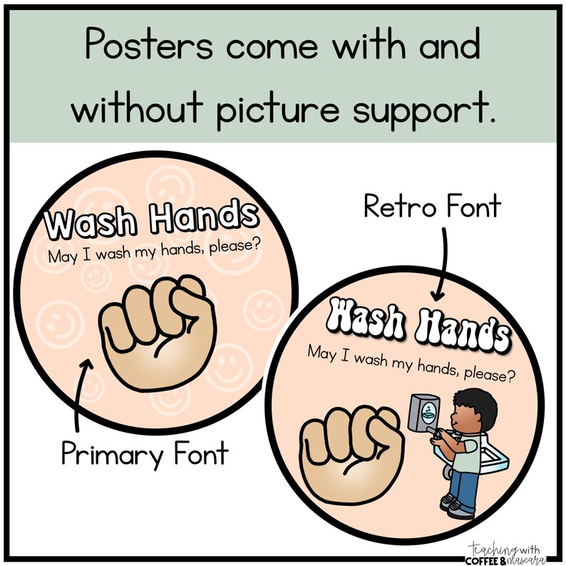 Hand Signal Posters Boho Classroom Decor Classroom - Etsy