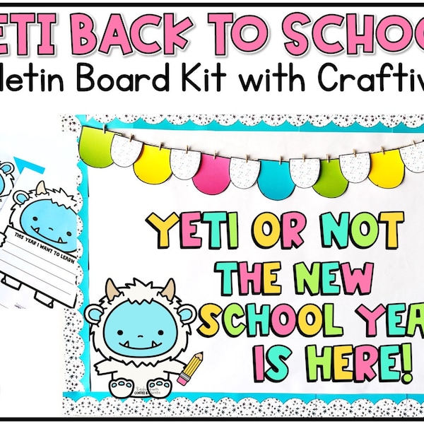 August Bulletin Board - Etsy