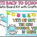 Back to School Bulletin Board Yeti New Year Bulletin Board WITH ...