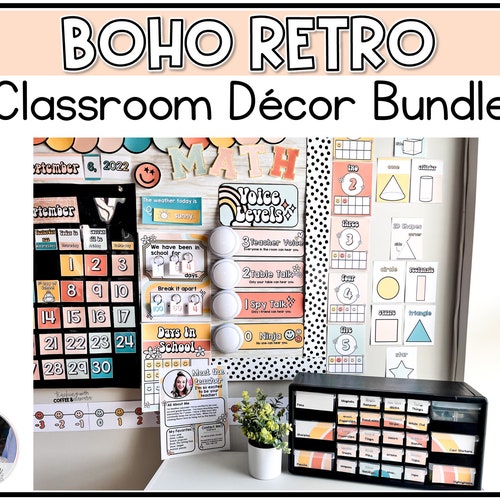 Retro Classroom Decor // RETRO ROCK - Etsy