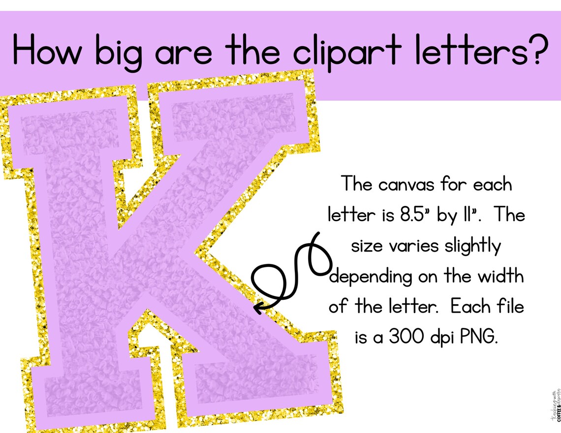 Varsity Letters | Purple | Varsity Letter PNG Alphabet | Bulletin Board ...