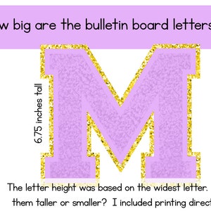 Varsity Letters | Purple | Varsity Letter PNG Alphabet | Bulletin Board ...