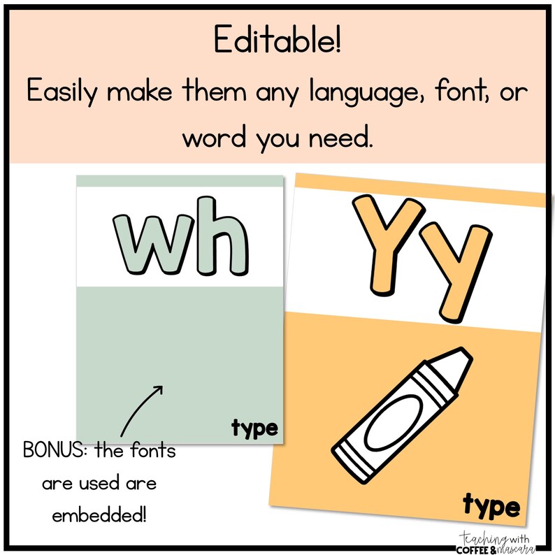 Alphabet Posters Boho Rainbow Cursive Alphabet Alphabet - Etsy