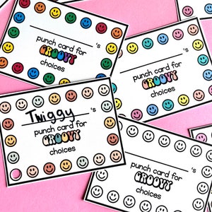 Punch Cards for Kids | Happy Face Punch Cards | Printable Punch Cards ...