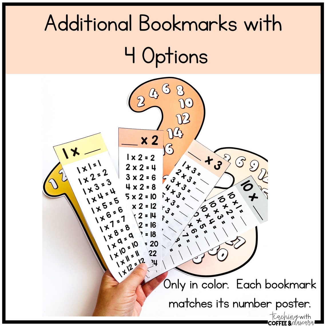 Skip Counting Posters Retro Classroom Decor Classroom - Etsy