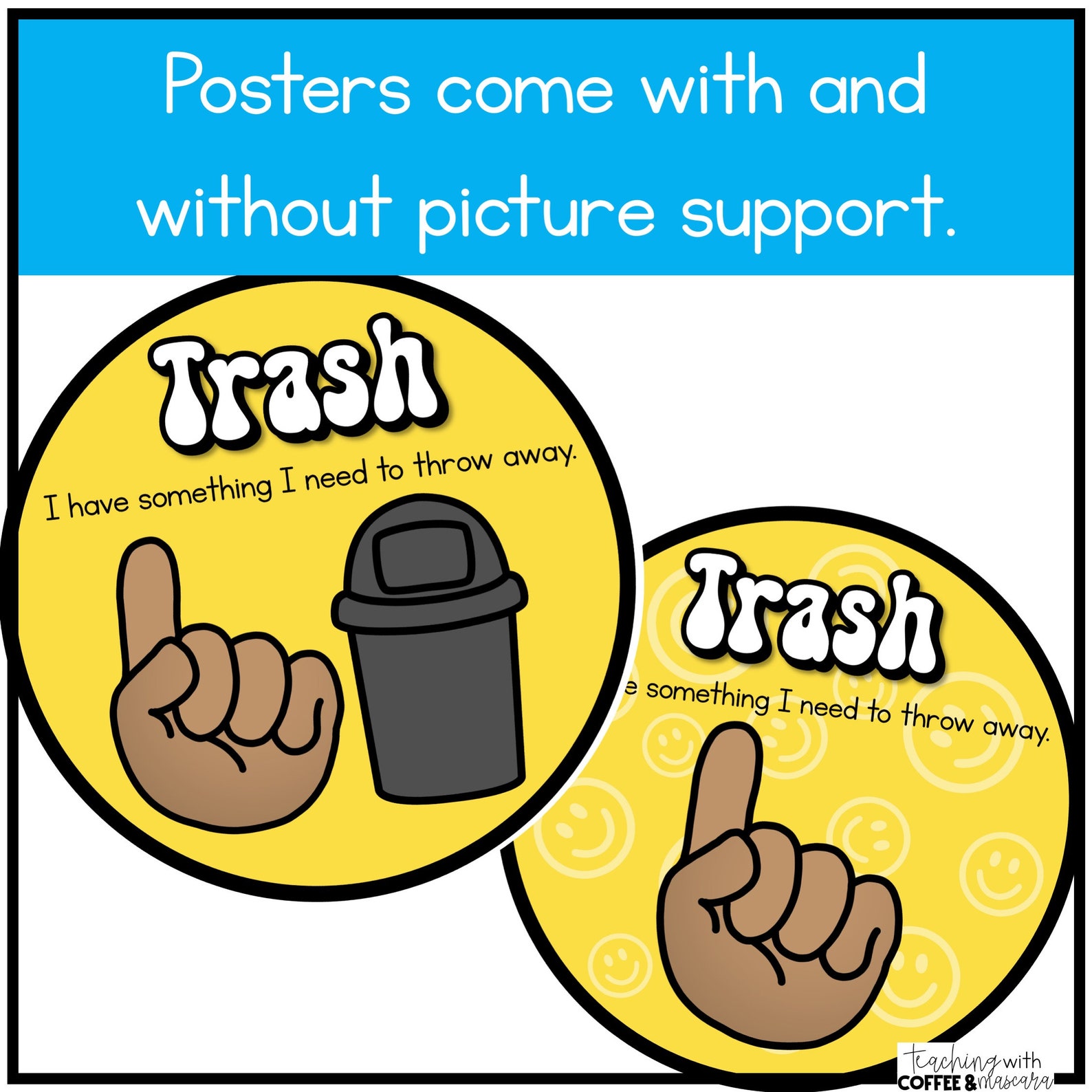 Hand Signal Posters Retro Rainbow Classroom Decor - Etsy
