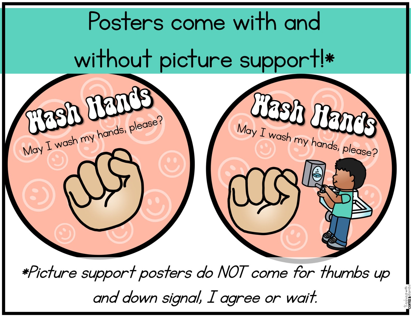 Hand Signal Posters Retro Classroom Decor Classroom - Etsy