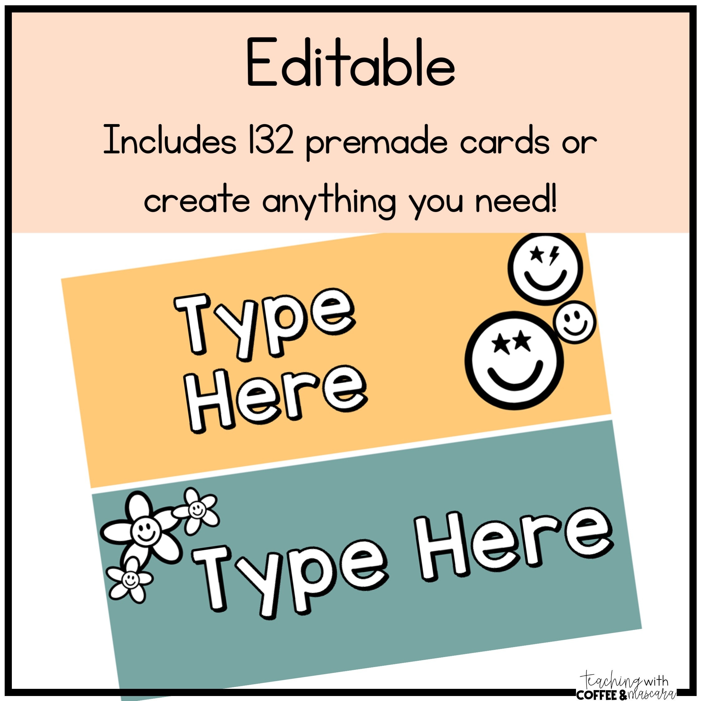 Classroom Daily Visual Schedule Cards Editable | Boho Rainbow | Retro ...