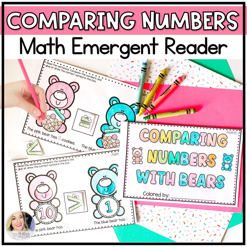 Comparing Numbers for Kindergarten and First Grade Beginning - Etsy