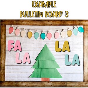 Christmas Bulletin Board or Door Kit | Merry & Oh so Bright Neutral ...