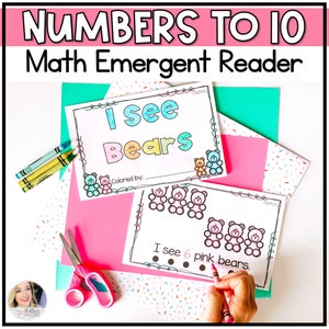 Number Writing Practice Kindergarten and First Grade Beginning Reader ...