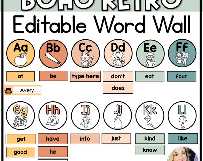 Word Wall, Word Wall Banner, Classroom Banner, Teacher Banner, Word ...