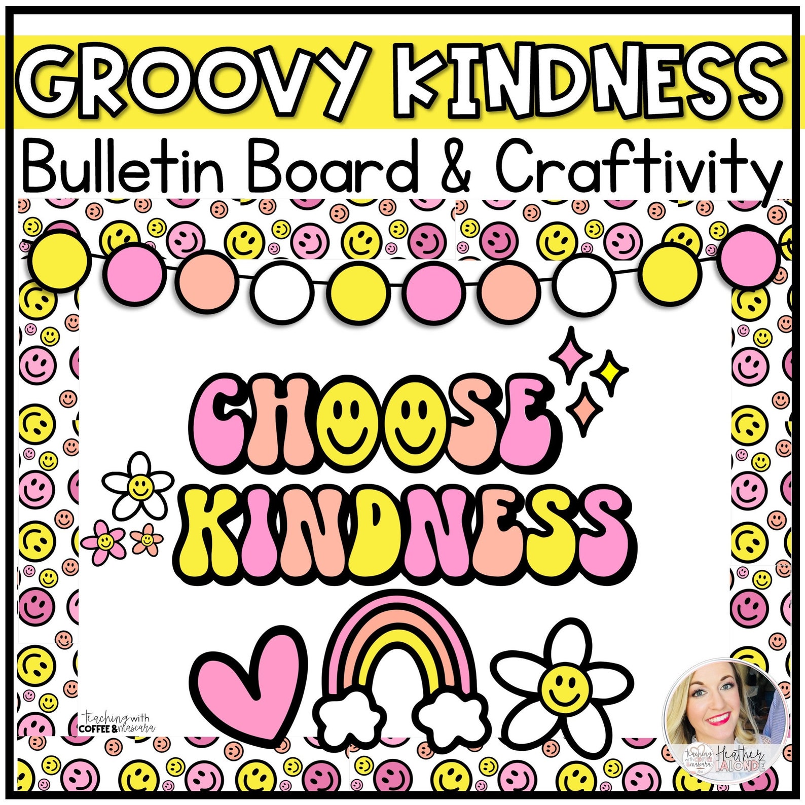 KINDNESS DECOR- Choose Kindness -retro Classroom- Bulletin Board Kit - Etsy