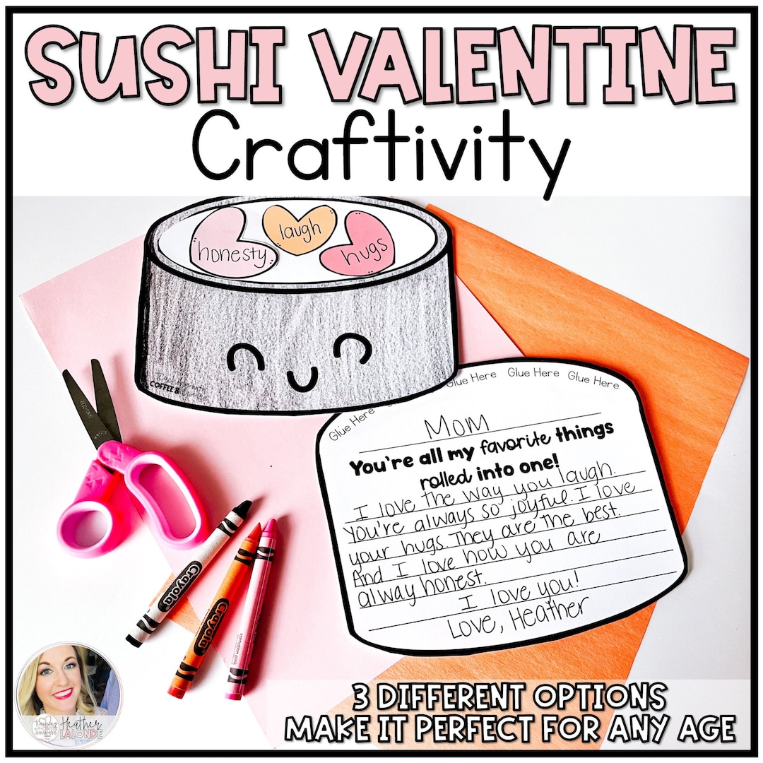 Valentine's Day Craft 5th Grade to Kindergarten - Etsy