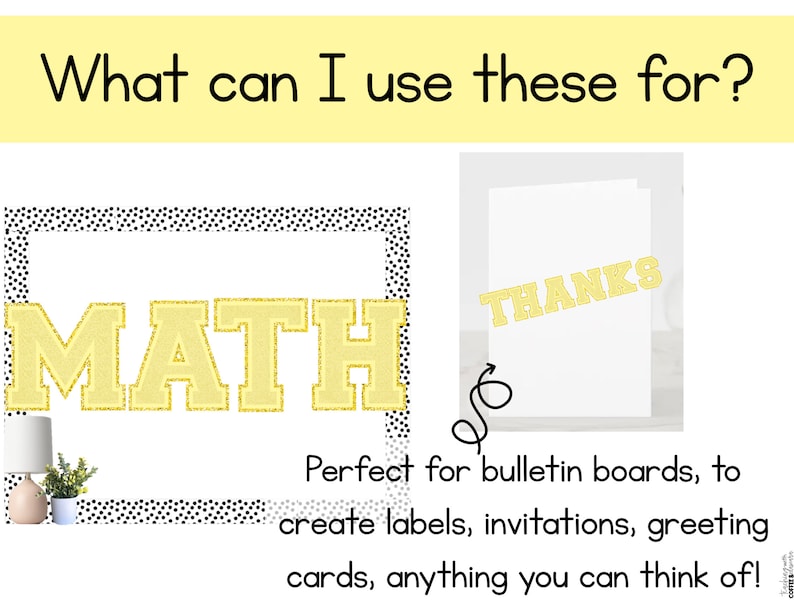 Varsity Letters Yellow Varsity Letter PNG Alphabet - Etsy