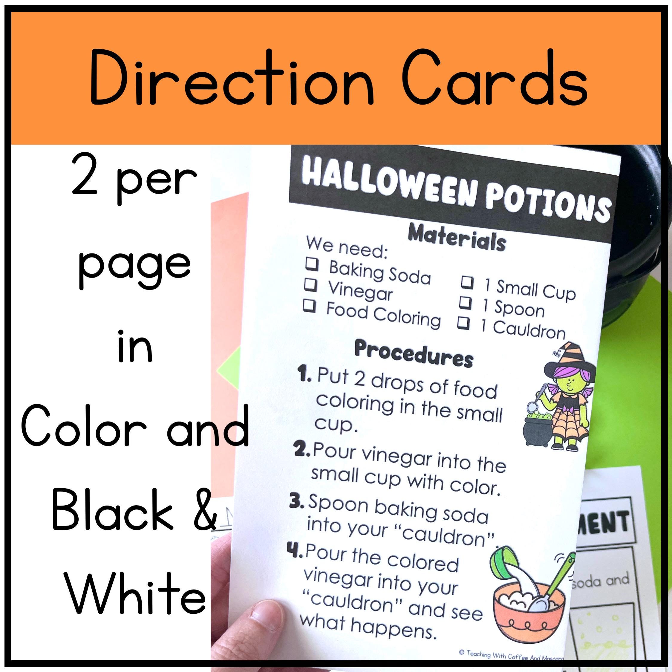 Halloween Witches Brew Science Experiment – Printable Activity (PDF) - Etsy