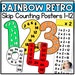 Skip Counting Posters Retro Rainbow Classroom Decor - Etsy