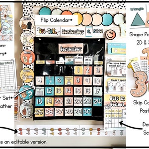 Retro Boho Classroom Decor Bundle - Etsy