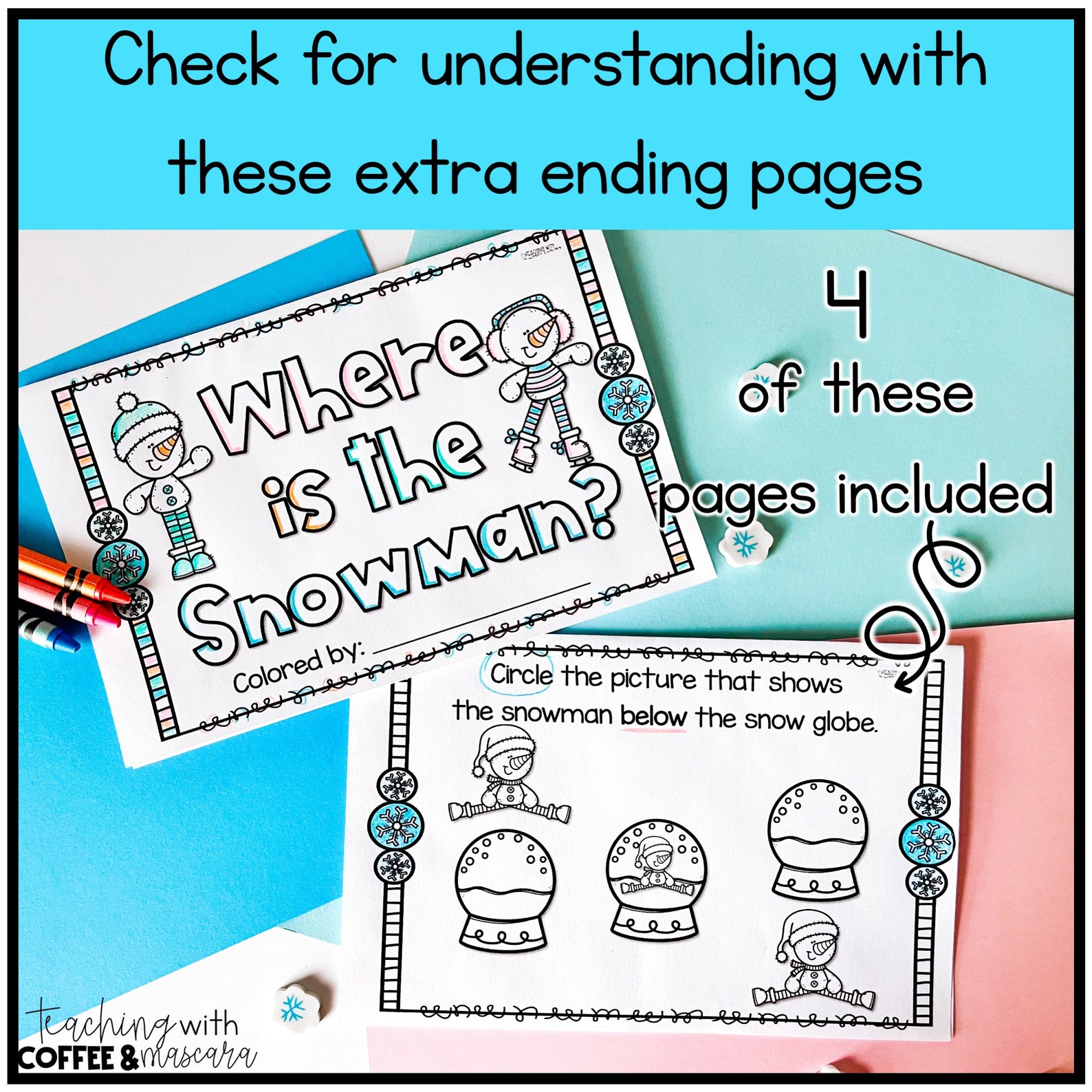 Winter Positional Words Printable Activities - Etsy Canada