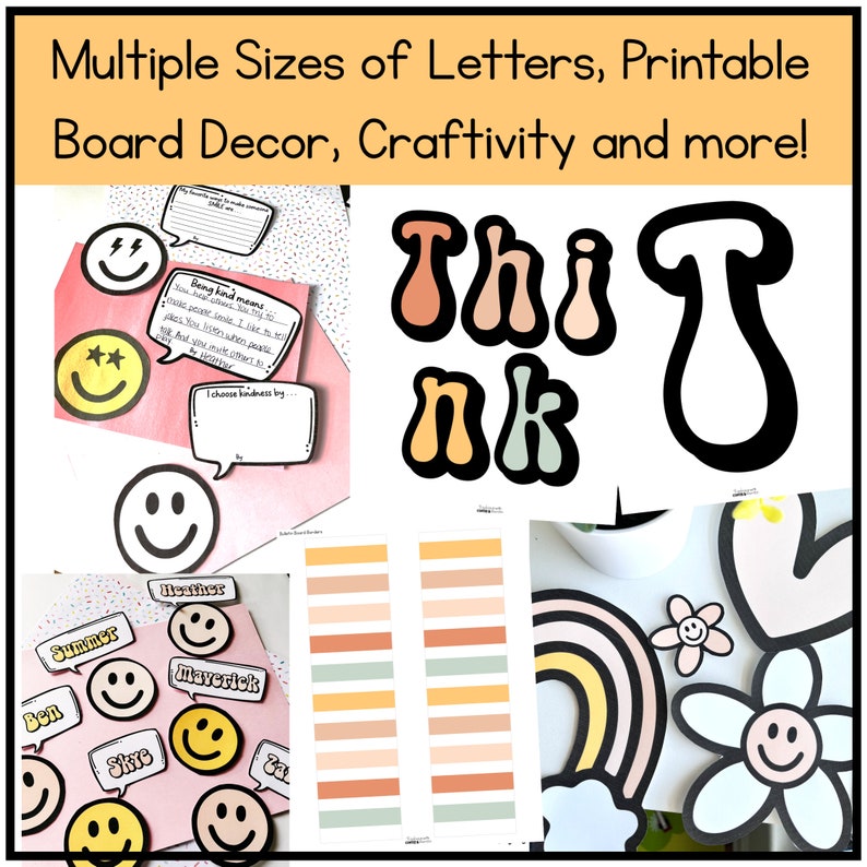 Kindness Bulletin Board | Boho Classroom Decor | Choose Kindness ...