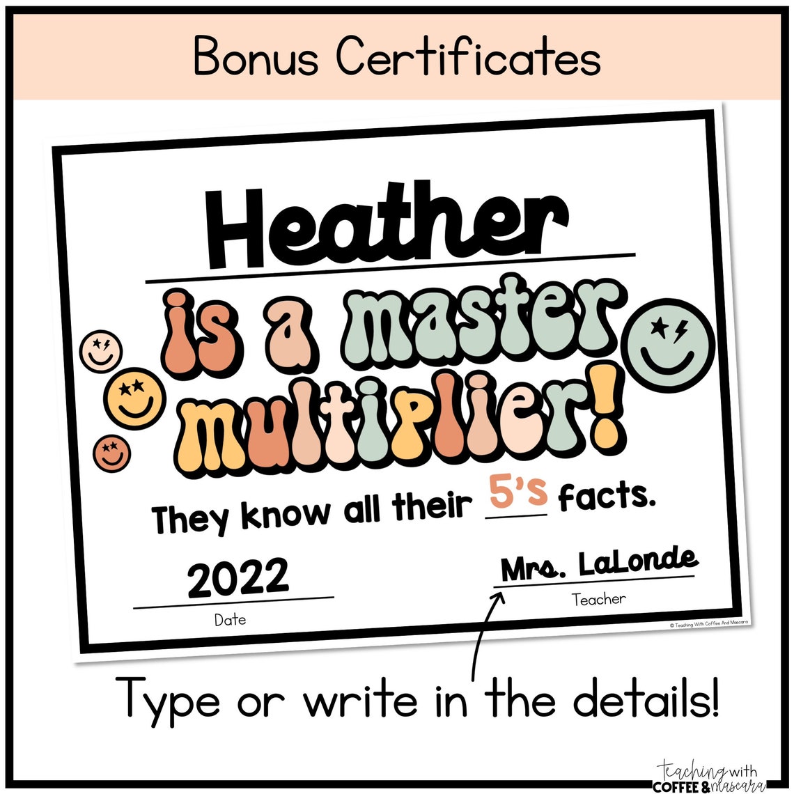 Skip Counting Posters Retro Classroom Decor Classroom - Etsy