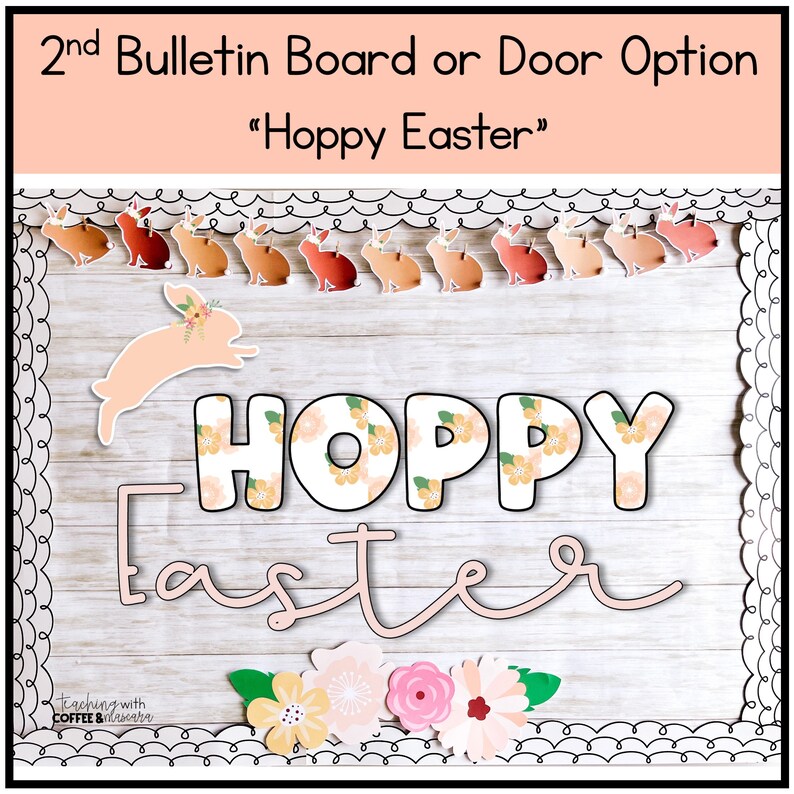Easter Bulletin Board Kit and Craftivity - Etsy