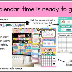 Math Posters Bundle | Retro Rainbow Classroom Decor | Shape Posters ...
