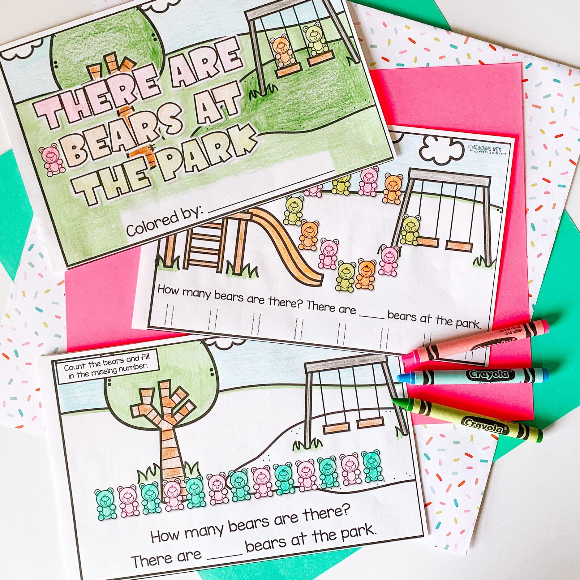 Teen Number Writing Practice Kindergarten and First Grade Beginning ...