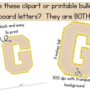 Varsity Letters | Tan | Varsity Letter PNG Alphabet | Bulletin Board ...