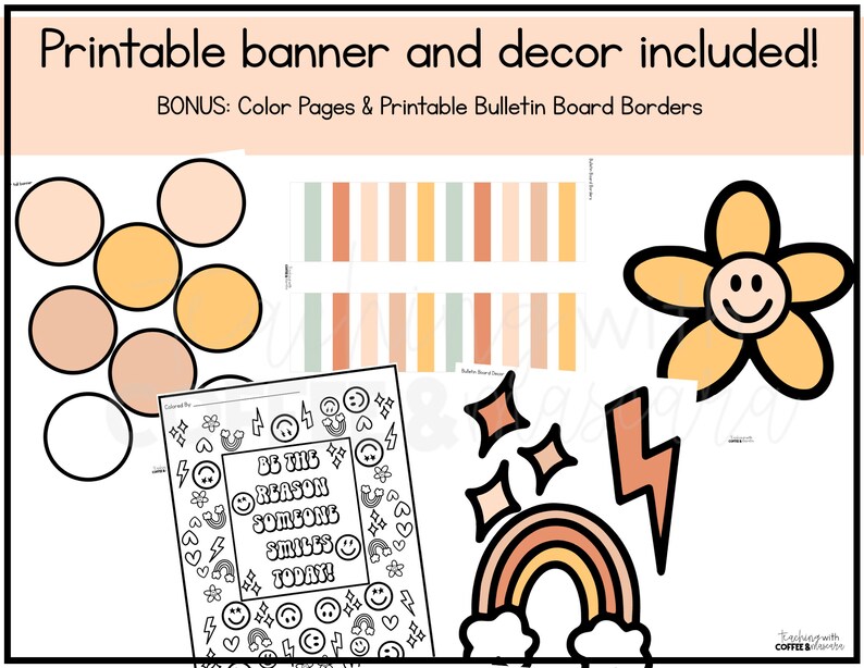 Kindness Bulletin Board Boho Classroom Decor Choose - Etsy