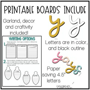 Christmas Bulletin Board or Door Kit | Merry & Oh so Bright Neutral ...