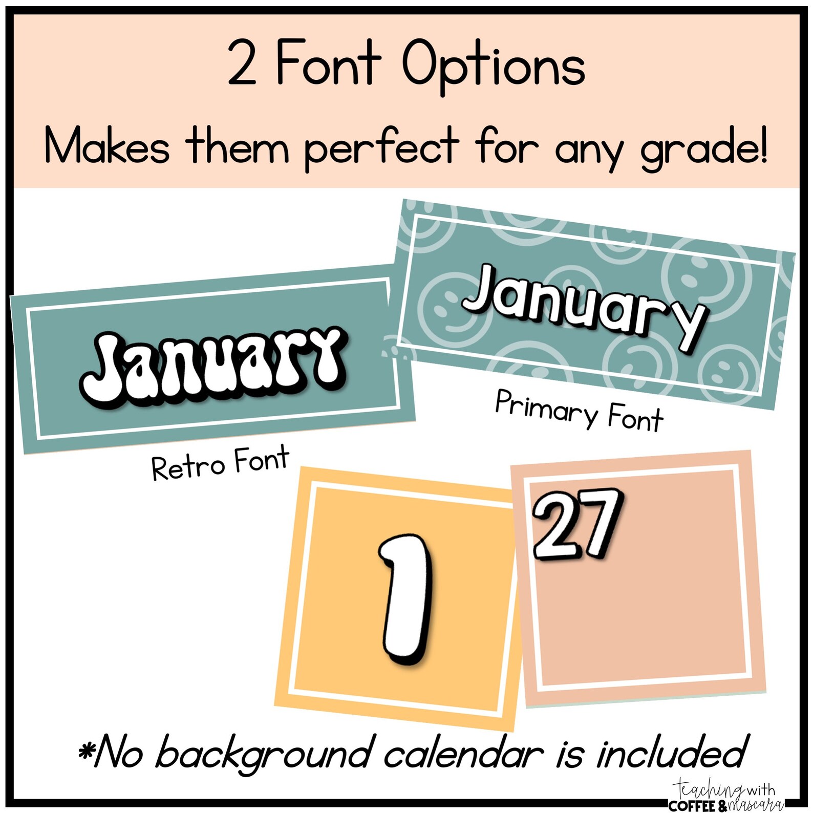 Boho Classroom Calendar Bulletin Board Set | Pocket Chart Calendar ...