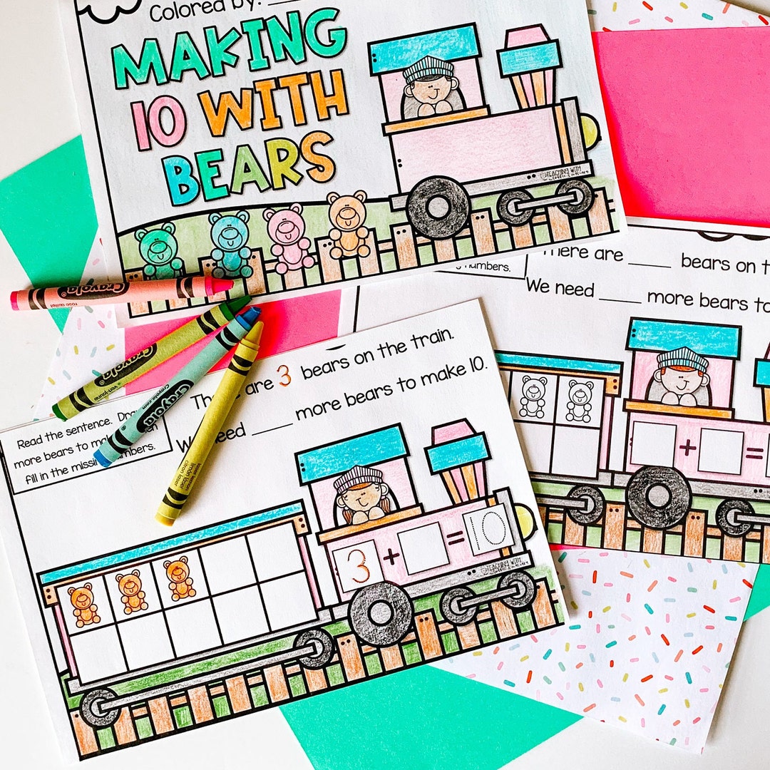 Ways to Make 10 for Kindergarten and First Grade Beginning Reader ...