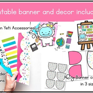 Back to School Bulletin Board | Yeti New Year Bulletin Board WITH ...