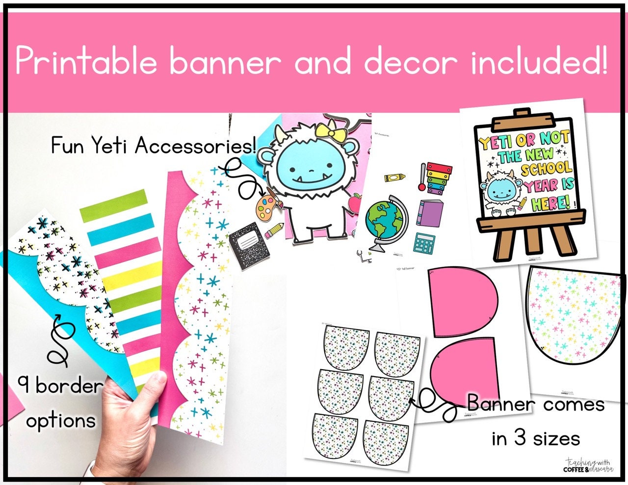 Back to School Bulletin Board | Yeti New Year Bulletin Board WITH ...
