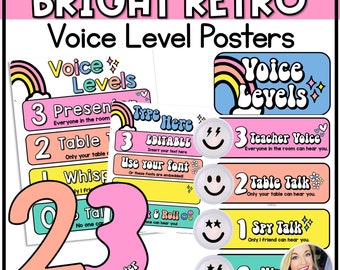 Noise Level Chart Teacher Printables Classroom Voices - Etsy