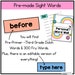 Rainbow Word Wall | Bright Rainbow Portable Word Wall | Alphabet Cards ...