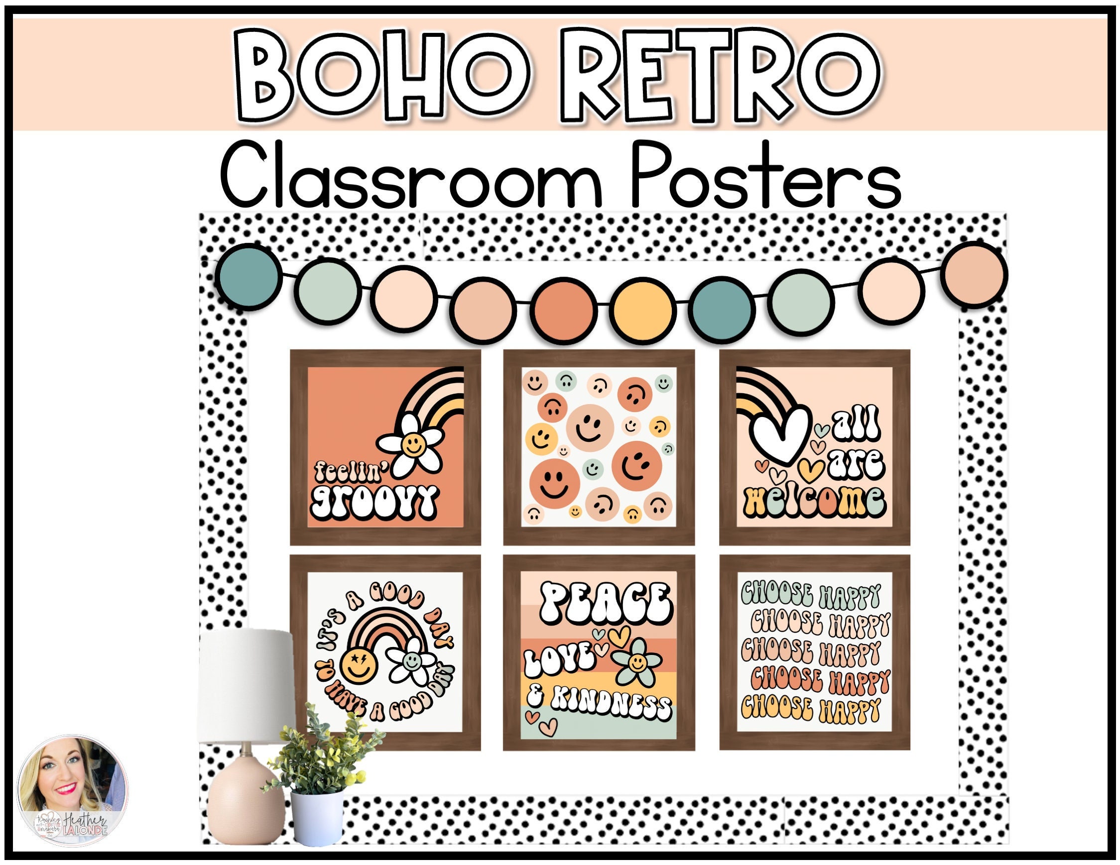 Boho Classroom Decor Classroom Printable Posters Retro - Etsy UK