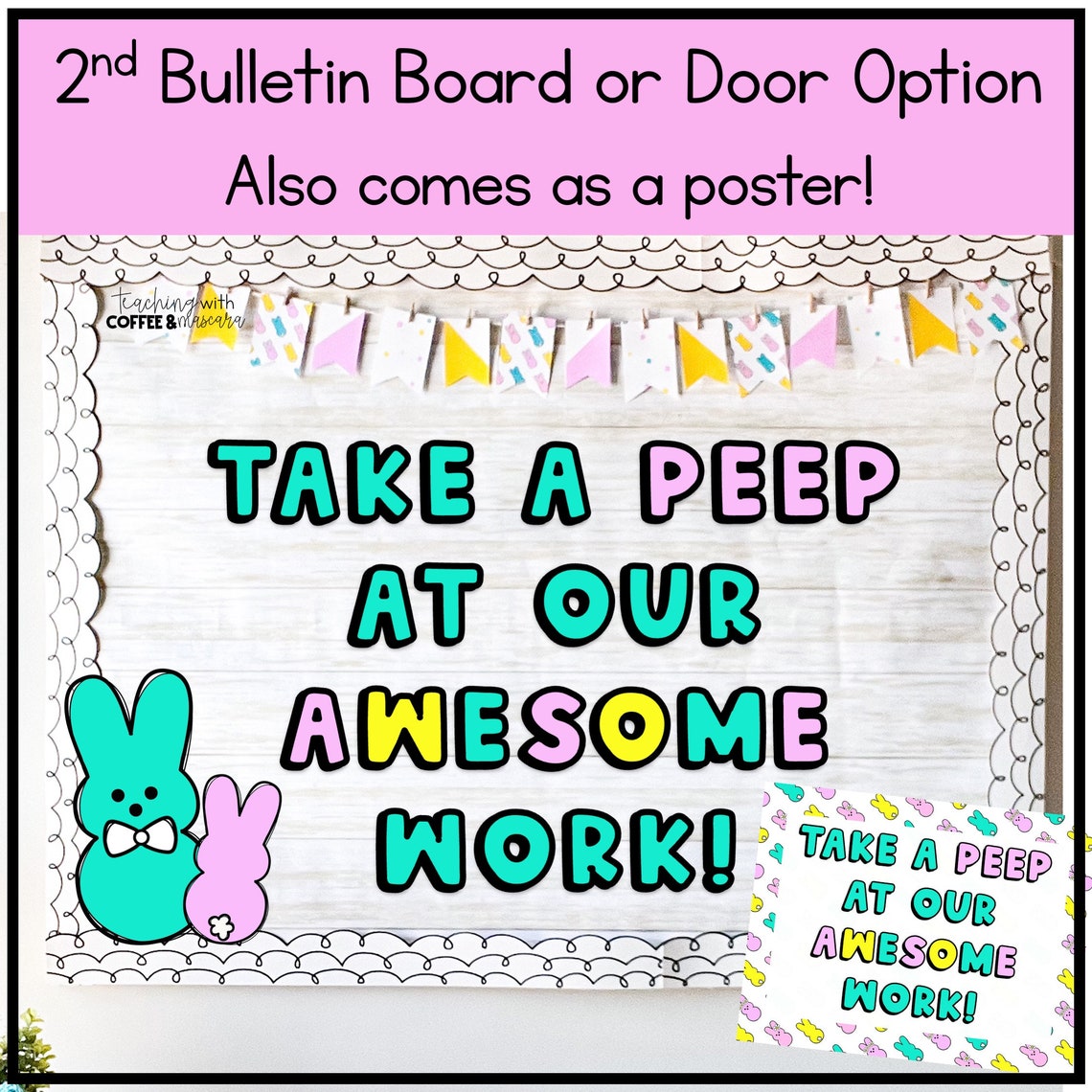 Spring Peeps Bulletin Board and Craftivity - Etsy