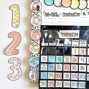 Skip Counting Posters | Retro Classroom Decor | Classroom Printable ...