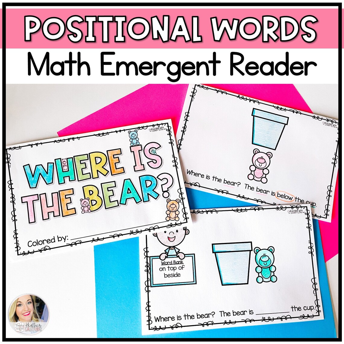 Counting Bears Positional Words Printable Activity - Etsy