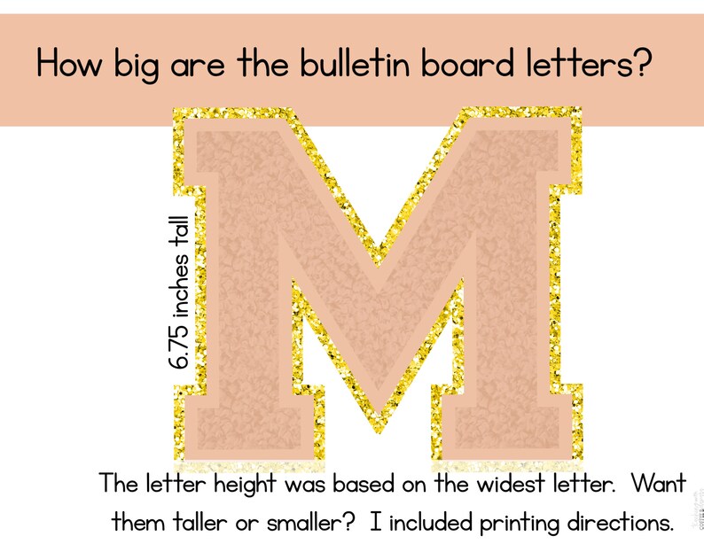 Varsity Letters | Boho Pink | Varsity Letter PNG Alphabet | Bulletin ...