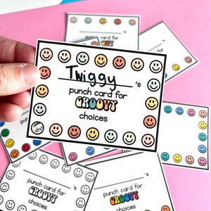 Punch Cards for Kids | Happy Face Punch Cards | Printable Punch Cards ...
