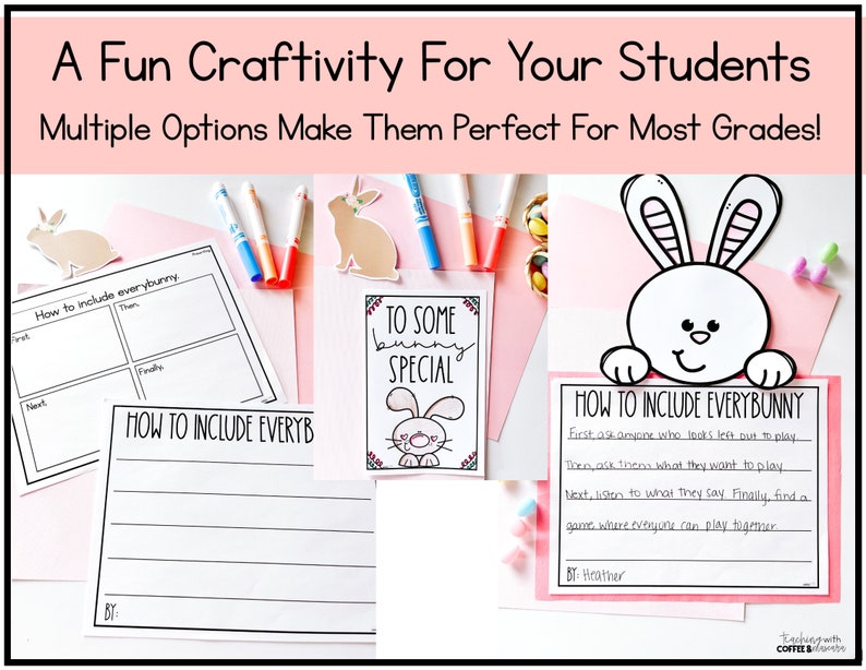 Easter Bulletin Board Kit and Craftivity - Etsy