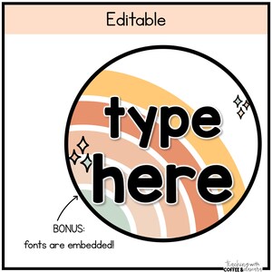 Table Numbers Boho Retro | Retro Groovy Classroom | Classroom Table ...