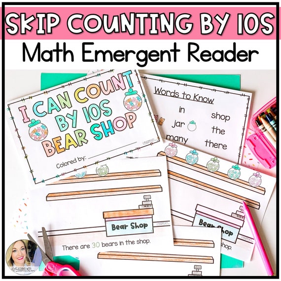 Counting on in 10s Counting Bears Emergent Reader - Etsy